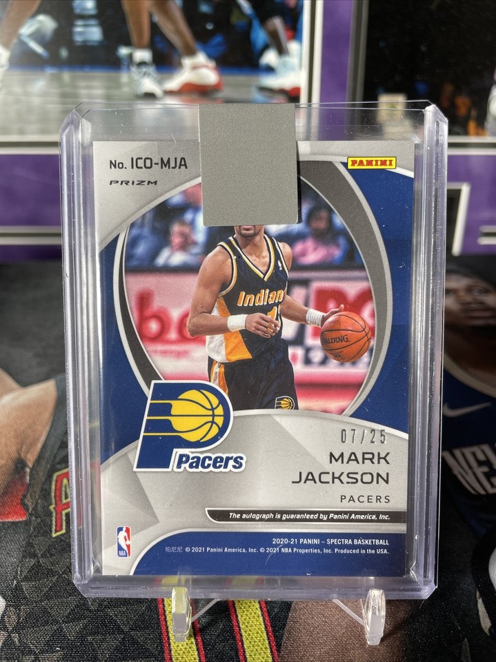 2021 Panini Spectra Mark Jackson Illustrious Auto /25 Icons SP Pacers ...