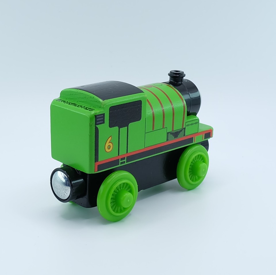 Used Train Percy Wooden green magnetic train Thomas & Friends GGG30 FP ...