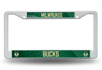 Milwaukee Bucks License Plate Frame Plastic - Special Order | eBay