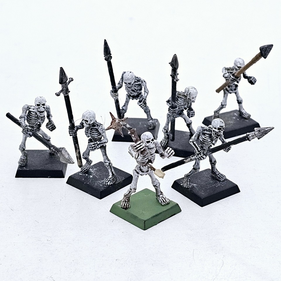 ©1999 Citadel GW Warhammer 7X Skeleton Warriors Skeleton Army Regiment ...