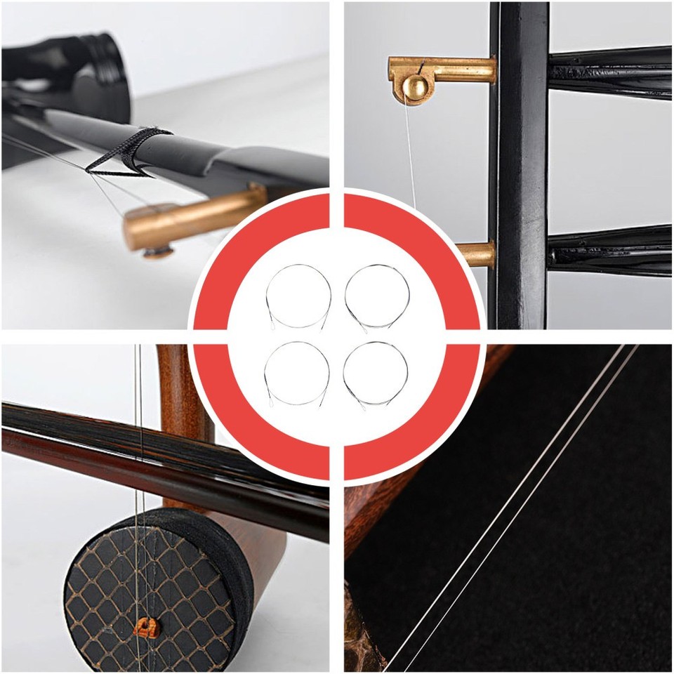 4 Pcs Violin Strings Banjo Winder Erhu Set Professional Musical ...