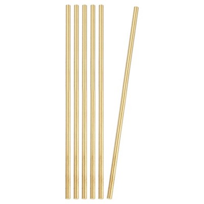 6 Pcs 3mm Dia. 12cm / 4.72 Inch Length Round Brass Rods, Brassy | eBay ...