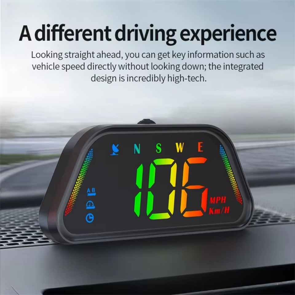 Head Up Display Car HUD Rotary Suction Cup Mount Accurate GPS Speed ...