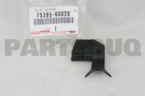 7539560020 Genuine Toyota CLIP, OUTSIDE MOULDING, NO.1 75395-60020 | eBay
