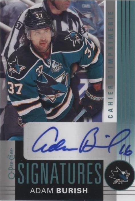 2013-14 O-Pee-Chee - Signatures Adam Burish #OPC-AB (AU) for sale ...