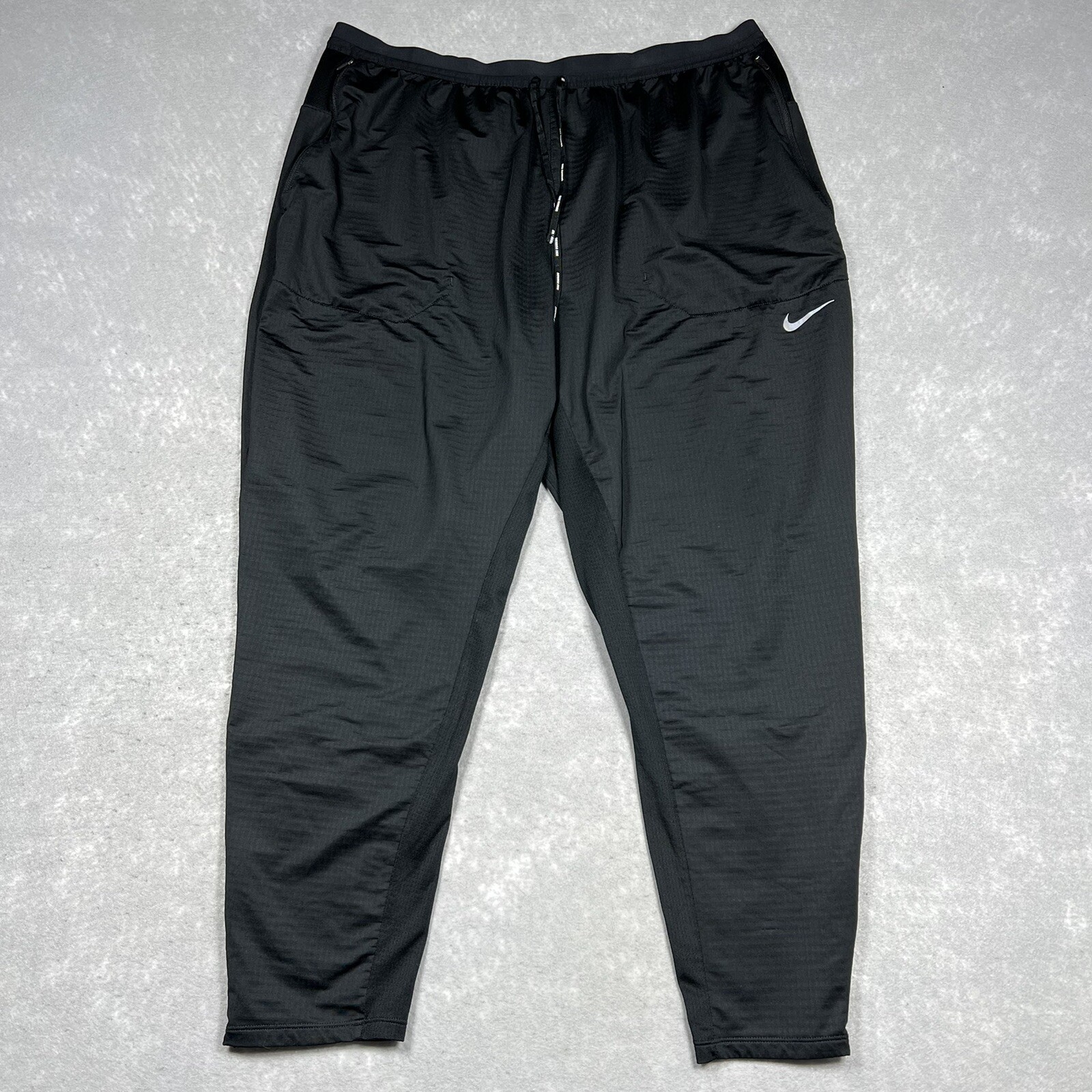 Nike Dri-Fit Phenom Elite Knit Running Pants Men’s XL Black Jogger ...