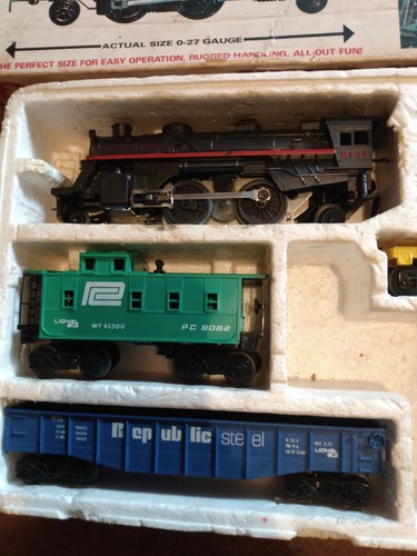 lionel silver star 0-27 gauge train set does no include track in very ...