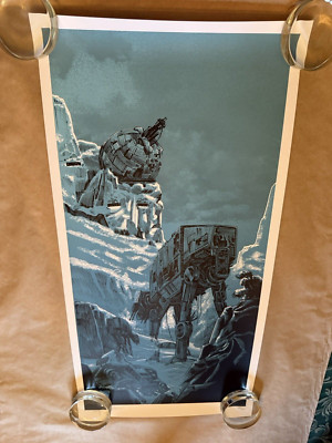 Star Wars ESB limited art print: "Big Battle- Hoth" by Tim Doyle LE 400 ...