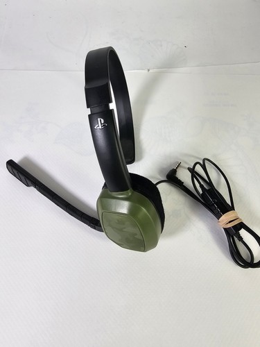 Camo Army Green Sony PDP LVL 1 Chat Communicator Wired Headset for PS4 ...