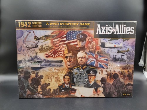 Axis Allies 1942 WW2 Board Game Second Edition Avalon Hill War Strategy ...