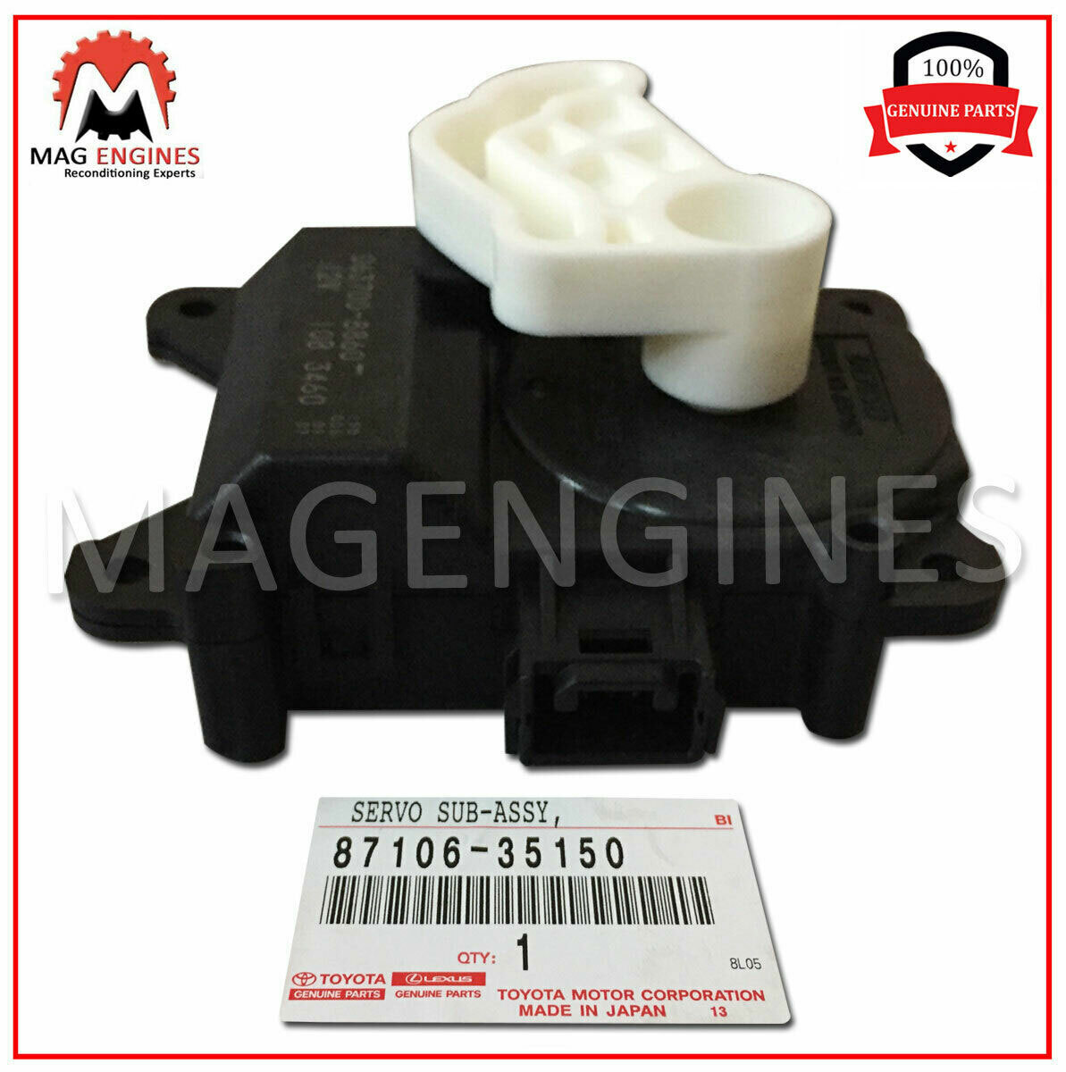 87106-35150 GENUINE OEM SERVO SUB-ASSY, DAMPER 8710635150 | eBay