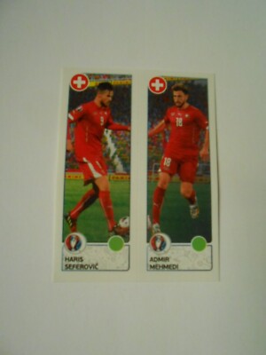 Image panini Haris Seferovic et Admir Mehmedi de L’Euro 2016 #100a ...