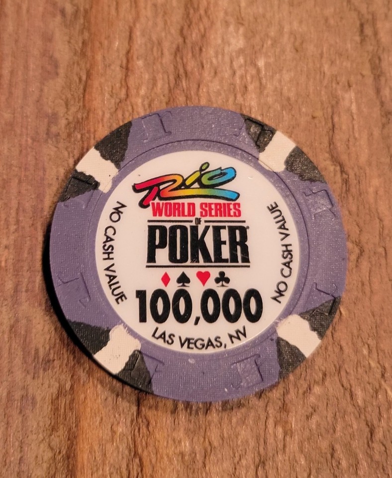 Rio WSOP 100,000 Purple Poker Chip | eBay