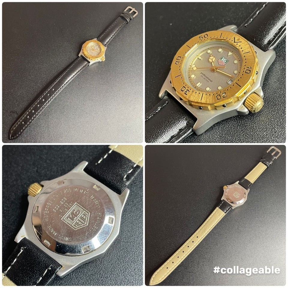 Tag Heuer Gold Ladies Watch Moveable Combi Professional 934.208 Pre ...