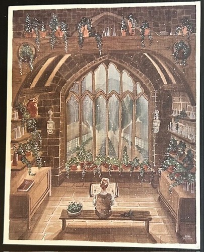 Hogwarts Castle Common Room Window Art Print, Wizarding Trunk, Harry ...