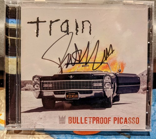 Bulletproof Picasso Train CD Pat Monahan signed autographed Charity New ...