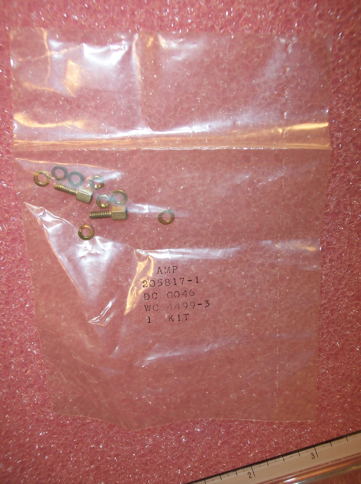 QTY (20 KITS) 205817-1 AMP HD-20 4-40 THREAD FEMALE SCREW LOCK KITS HDP ...