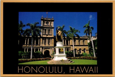 Honolulu Hawaii HI King Kamehameha Statue Unified Hawaiian Islands ...