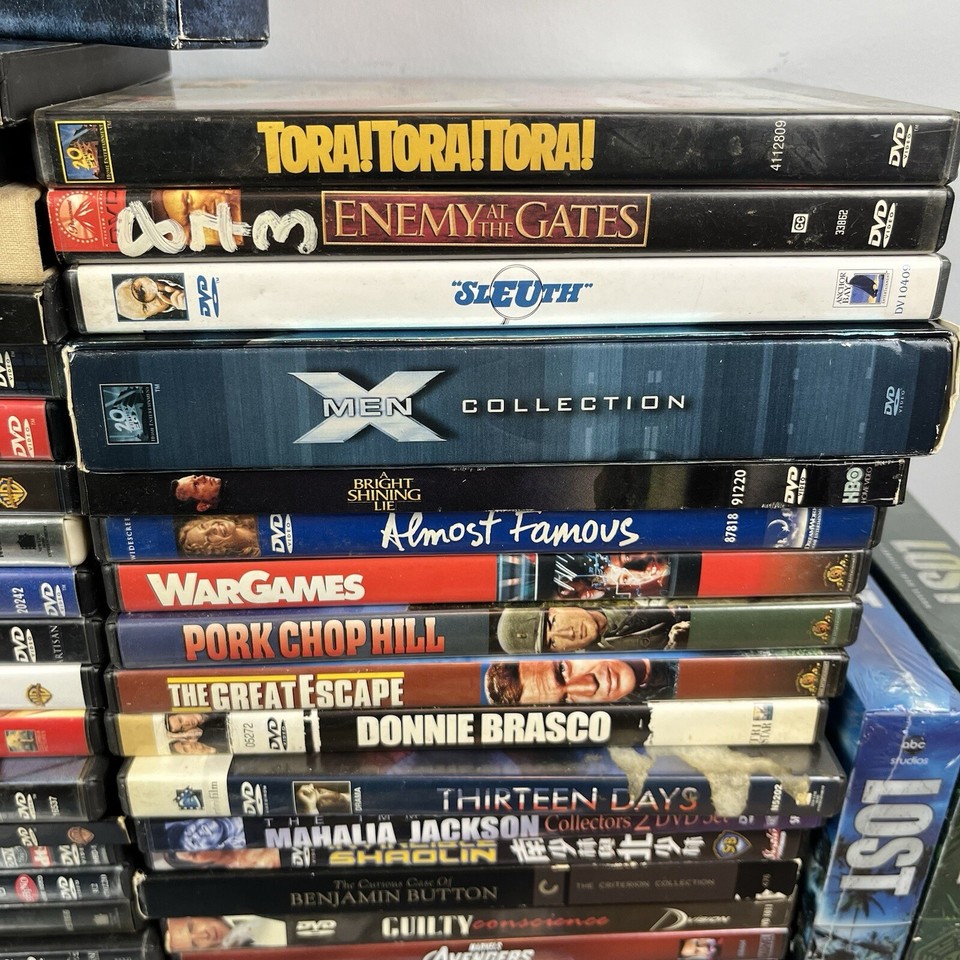 Giant DVD & Blu Ray Lot Of 110 Titles - Horror Action Drama Thriller ...