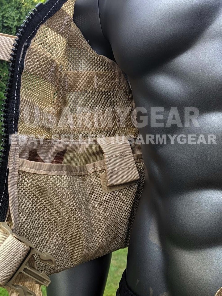 US Army MOLLE II Desert Tan Fighting Load Carrier DCU Survival Vest FLC ...