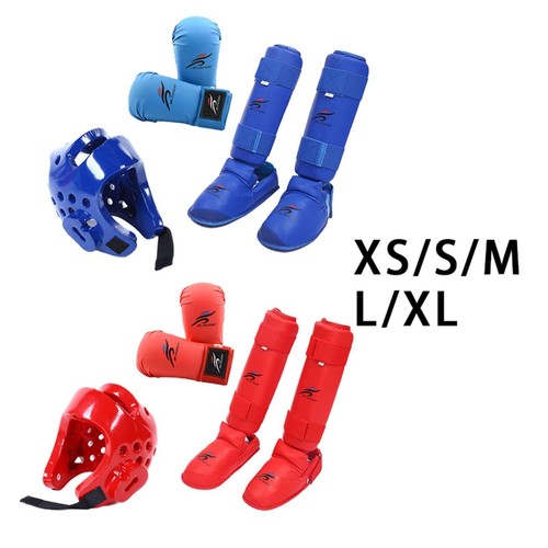 Karate Equipment Set Gloves Training Equipment Boxing Headgear with ...