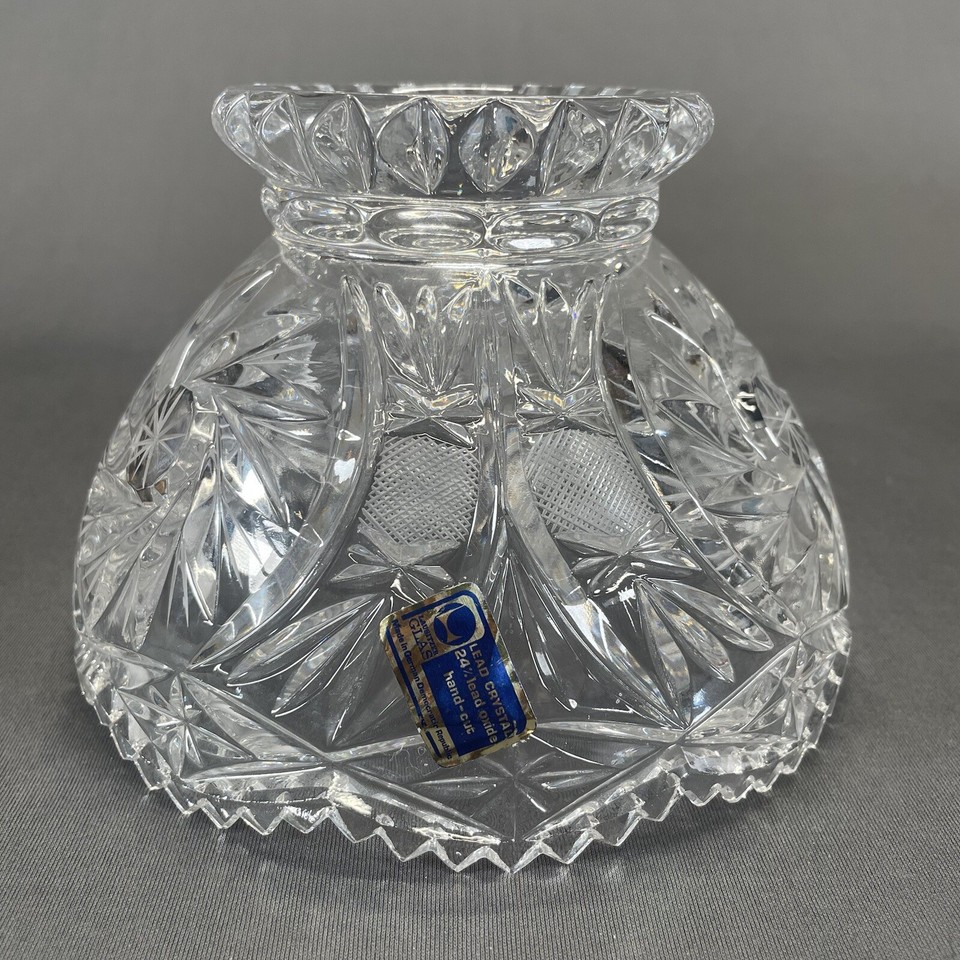 Fairfield Lead Crystal Footed Bowl 6 1/4" Collectors Crystal Galleries ...