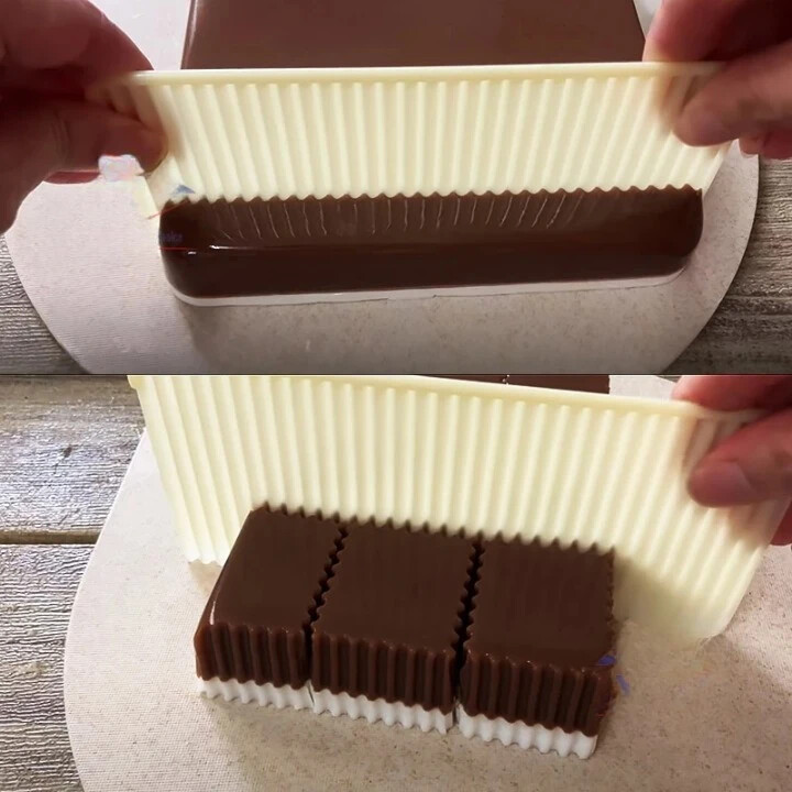 2 PCS Plastic Jelly Knife Jelly Wave Rectangular Agar Agar | eBay