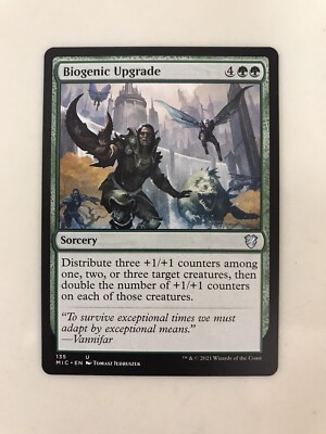 Biogenic Upgrade MTG Magic the Gathering Card NM Near Mint Midnight ...