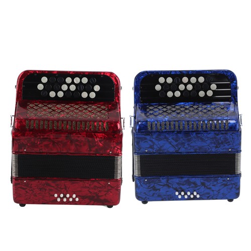 Accordian 22 Key 8 Bass Professional Button Instrument with Storage Bag ...