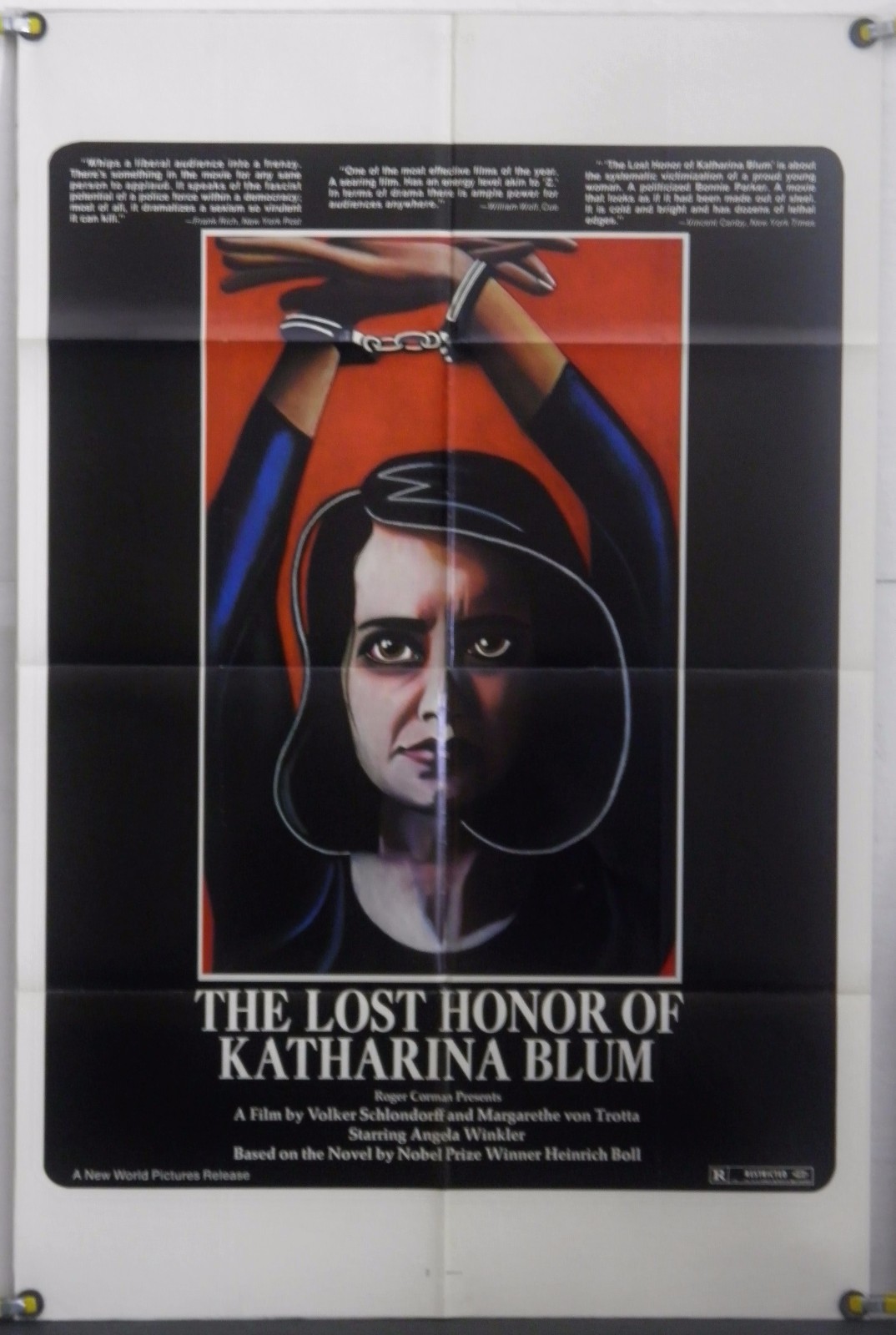 THE LOST HONOR OF KATHARINA BLUM FF ORIGINAL ONE SHEET MOVIE POSTER ...