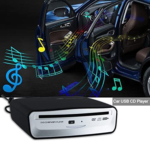 Usb External Car Universal Cd Player Usb Connection Portable Cd Player ...