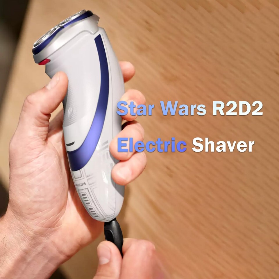 Star Wars R2D2 special edition Philips Norelco Electric Shaver SW3700 ...