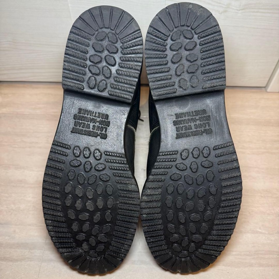 Red Wing Men's US11 D FIREMAN Steel Toe Work Boots 4473 PT99 Black ...