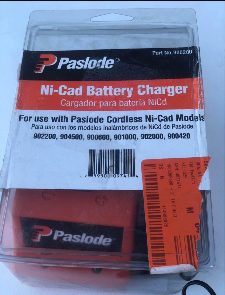 Paslode 900200 Ni-Cd Oval and Stick Cordless Battery Charger | eBay