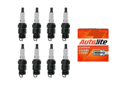 Autolite Spark Plugs Set 8 Ford Mustang 1964 1965 1966 260 289 Windsor ...