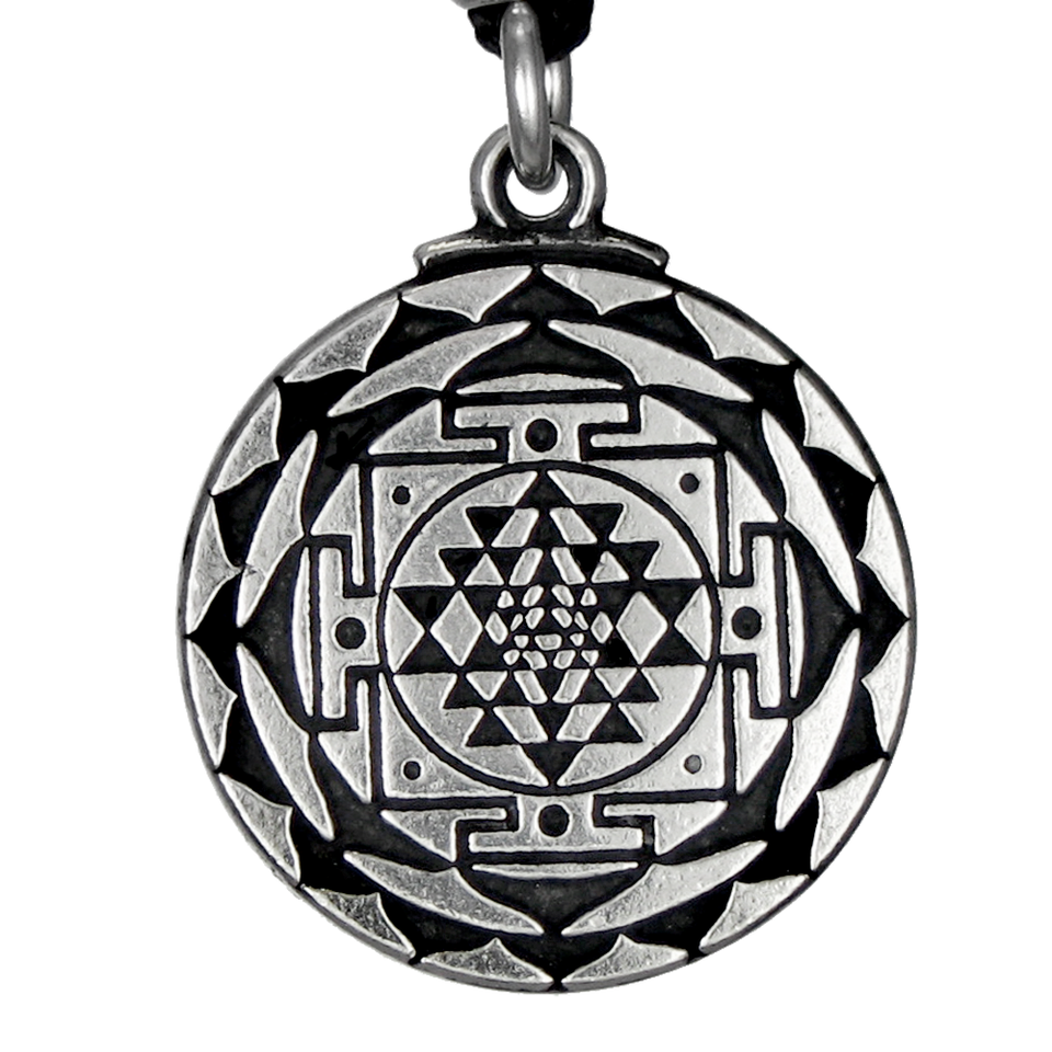 Sri Yantra Great Wealth Hindu Goddess Pendant Amulet Talisman Jewelry ...