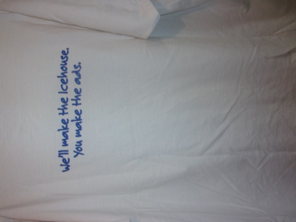 ICEHOUSE BEER PLANK ROAD BREWERY ivory white XL t shirt | eBay