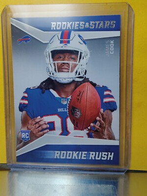 2022 Rookies & Stars Rookie Rush James Cook RC Buffalo Bills #RR-14 | eBay