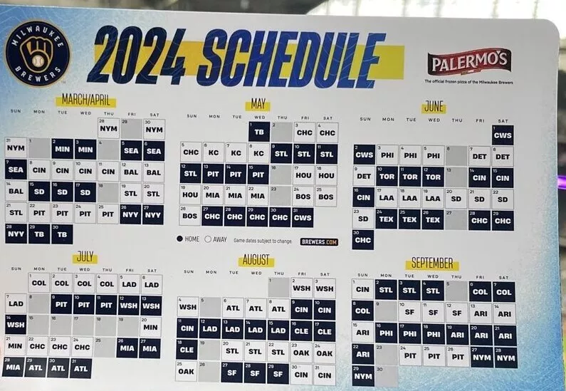 Brewers Schedule 2024 Printable - Fiann Jeralee Brewers Schedule 2024 Printable - Fiann Jeralee