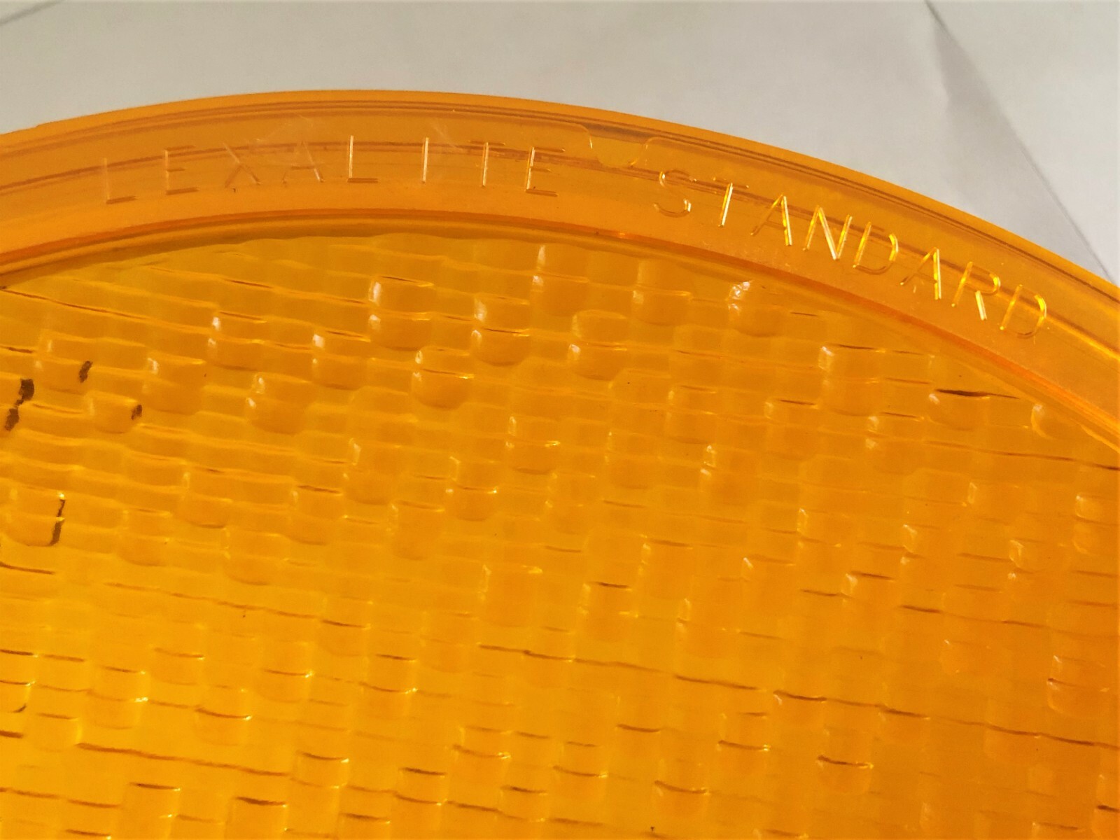 12" Polycarbonate Traffic Light Signal Lens Yellow 'Lexalite Standard ...