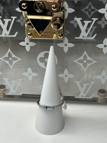 New BP Bomb Party Ring Size 9 Stack Me Up Aqua Blue Spinel Sterling ...