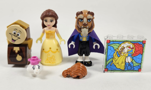 LEGO Beauty and the Beast Minifigures Belle & Prince Adam & Cogsworth ...