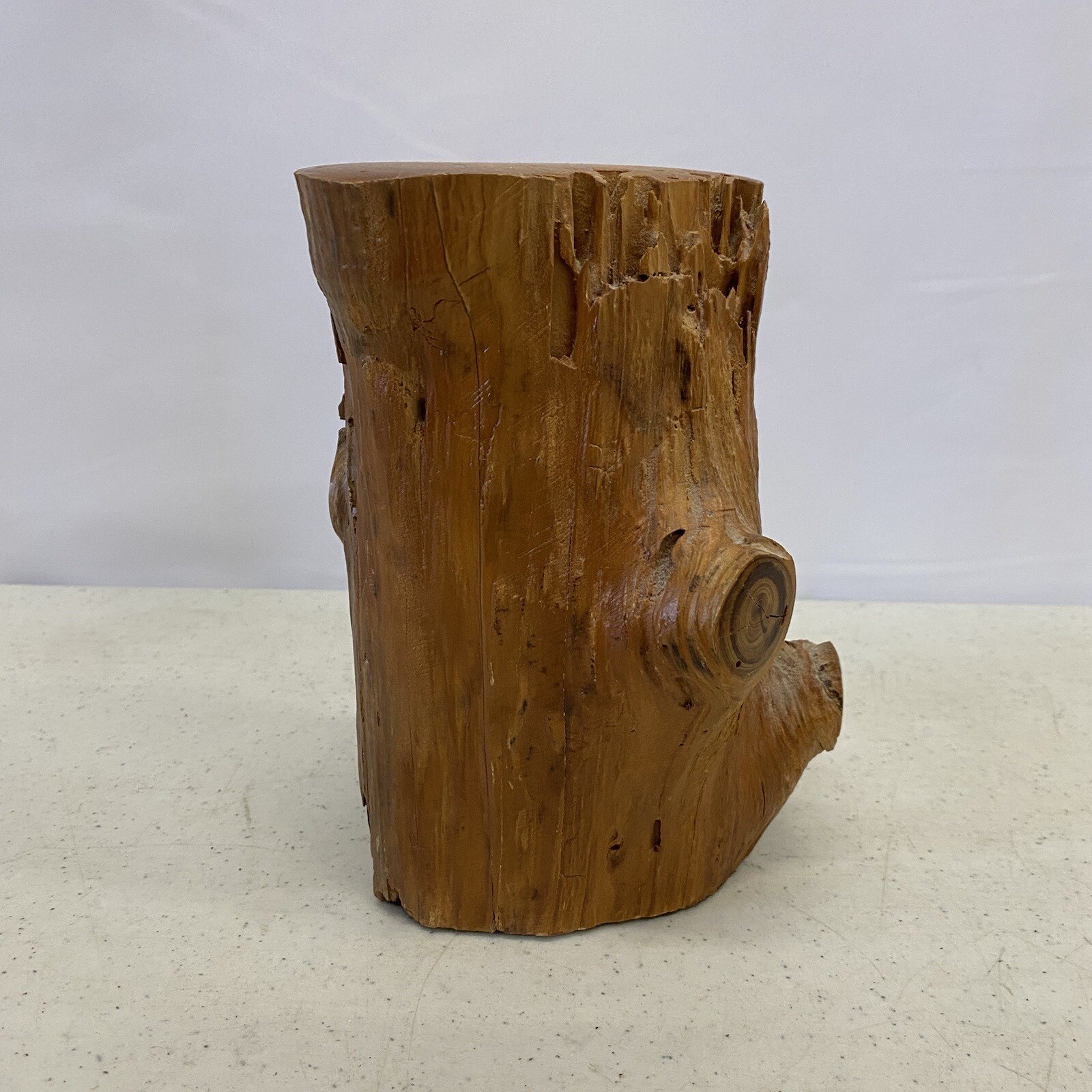 Vintage Jeff Trag Wood Log Jewelry Box Rustic Chest 1985 Handmade ...