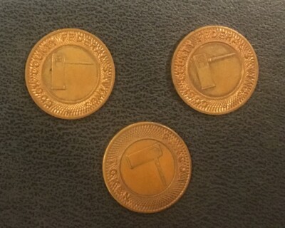 Parcoa Parking Token (Set Of 3) Cook County Federal Savings | eBay