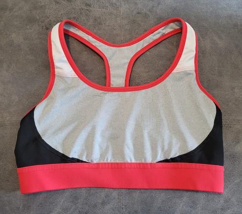 Champion Performance size M Sports Bra Racerback Gray Red Black White ...