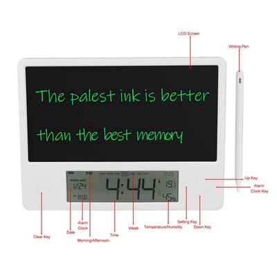 Electronic Calendar With Notepad LCD Handwriting Board Digital Date ...