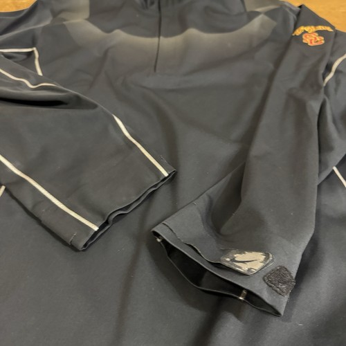USC Trojans Jacket Mens Medium Black 1/4 Zip Pullover Storm Fit Nike | eBay