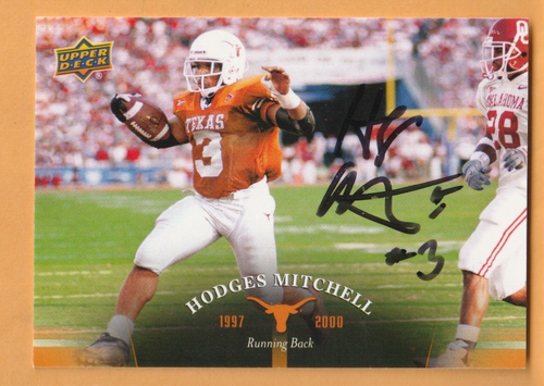 Hodges Mitchell Texas Longhorns AUTO Signed 2011 Upper Deck | eBay