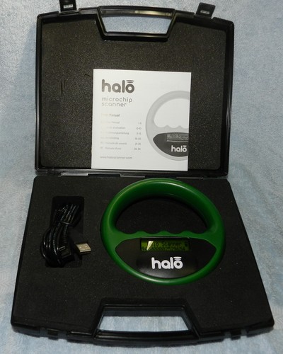 Halo Microchip Scanner with Carry Case GREEN | eBay Australia