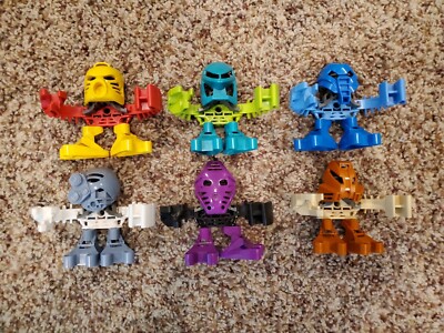 Lego Bionicle McDonald's Tohunga Matoran Set Of 6 No Disks | eBay